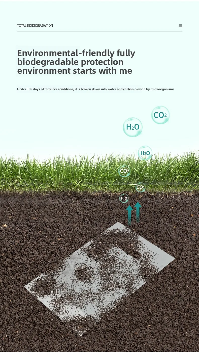 100% Biodegradable PLA PBAT Bags for Food & Beverage