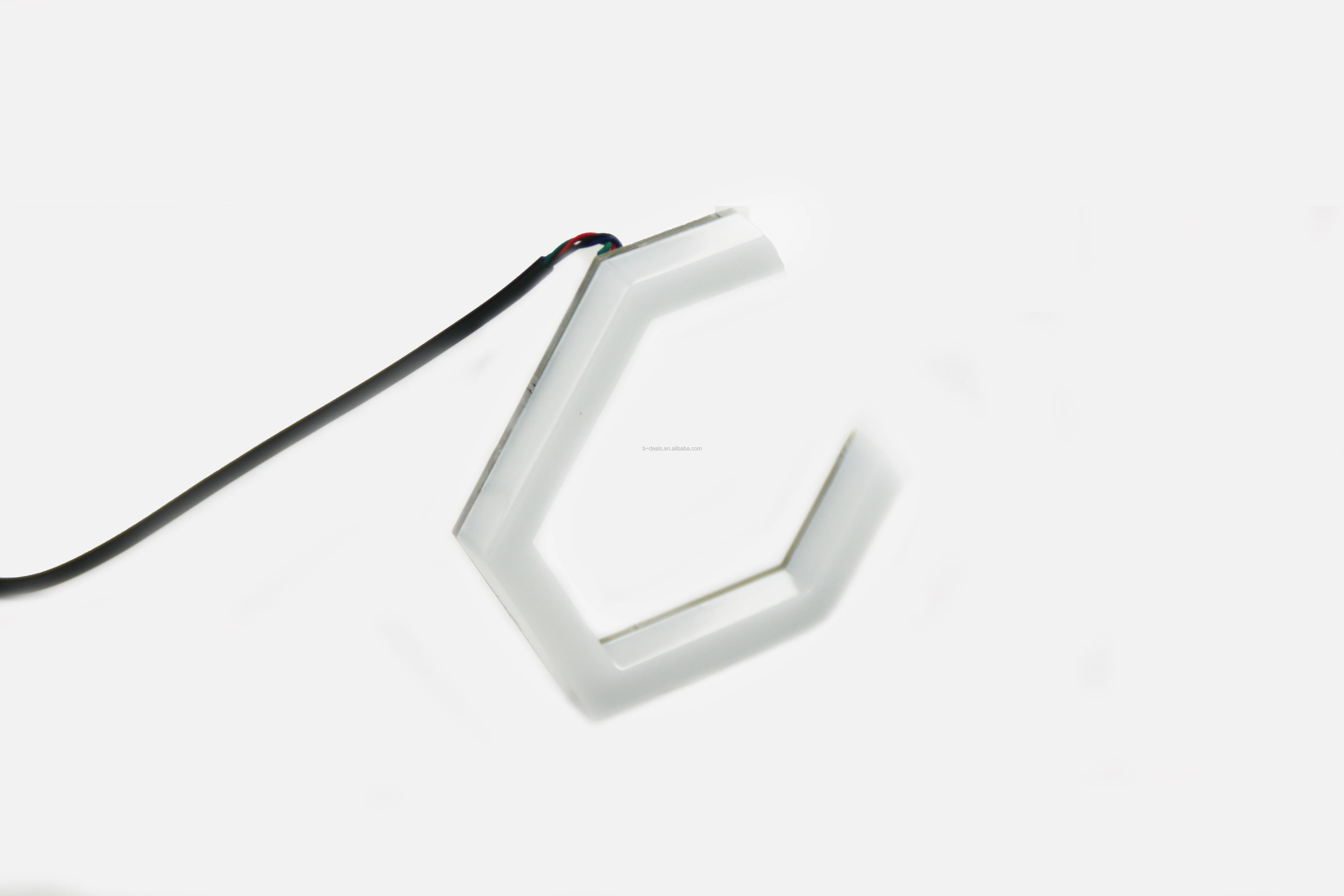 RGB Hex Halos Rings LED Angel Eyes for Projector Lens Halo Ring