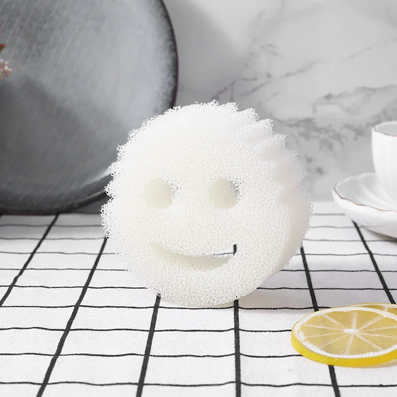 Smiley Face Magic Clean Wipe Smiley Face Sponge Wipe Honeycomb Sponge ...