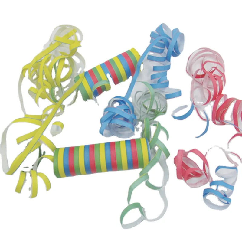 Customized Colorful Printing Paper Streamer Serpentines