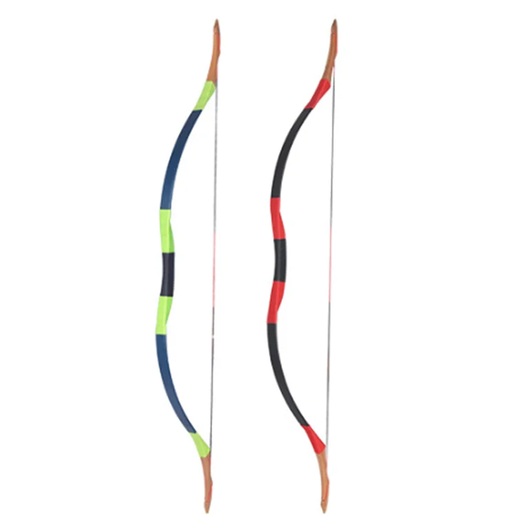 Spg Archery Recurve Bow Youth 53 Inch Hunting Wooden Traditional Long ...