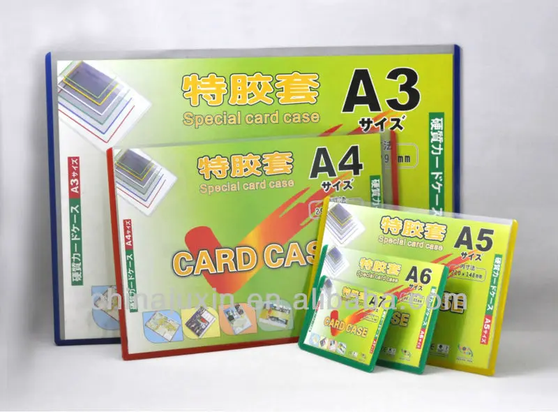 A4 Hard Pvc Card Holder Rigid Pvc Card Holder - Buy Hard Pvc Holder ...