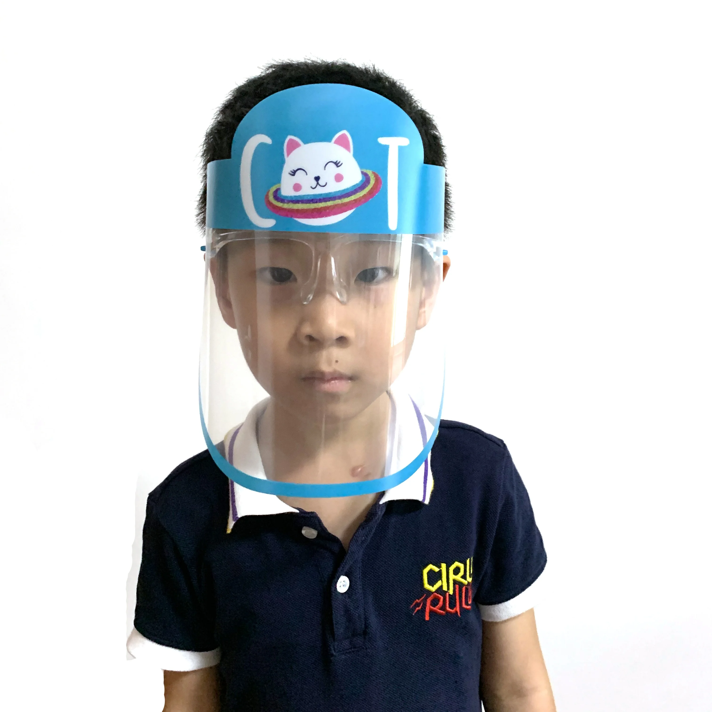 Pack Of 2 Kids Face Shield With Glasses Visor Protection