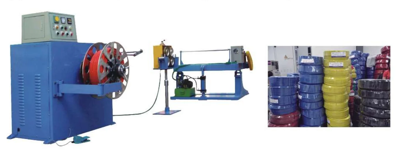 Pinyang Wire Cable Rewinder Semi-automatic Cable Coiling Machine Spool ...