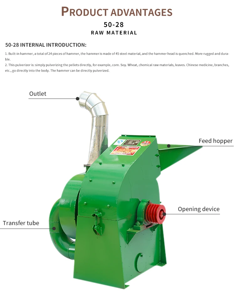 Tree Branch Crusher Machine Small Tree Branch Crusher Grinder - Buy ...