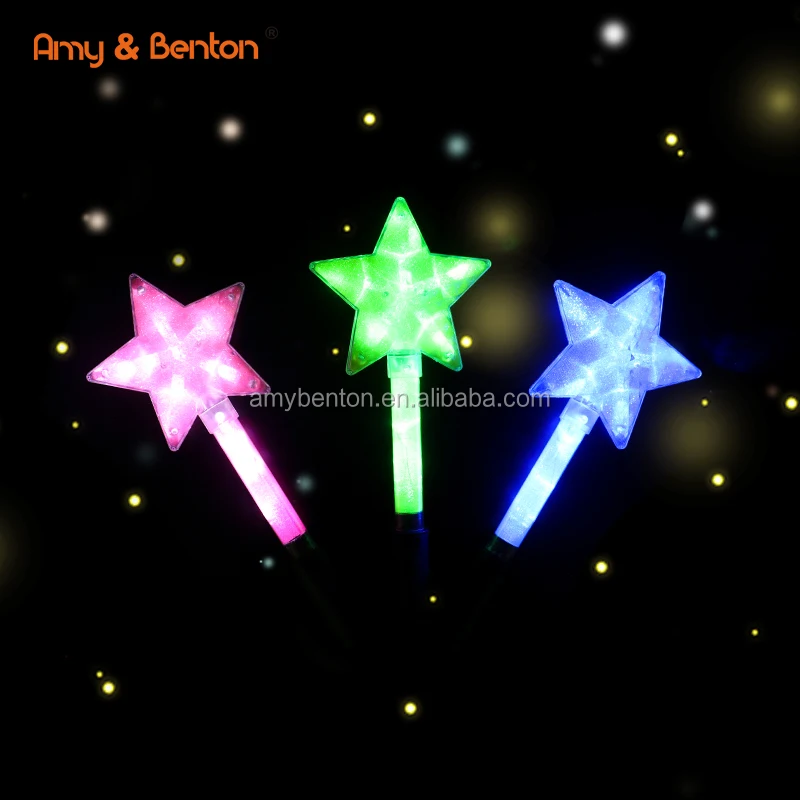 Glowing Party Toys Light Up Pinwheel Magic Wands Glow Stick Flashing ...