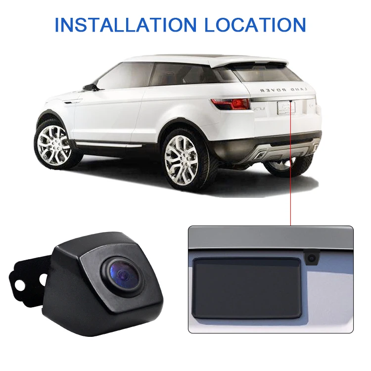 Car Reverse Camera Led Lights Parking Rear View Camera Reversing Backup ...