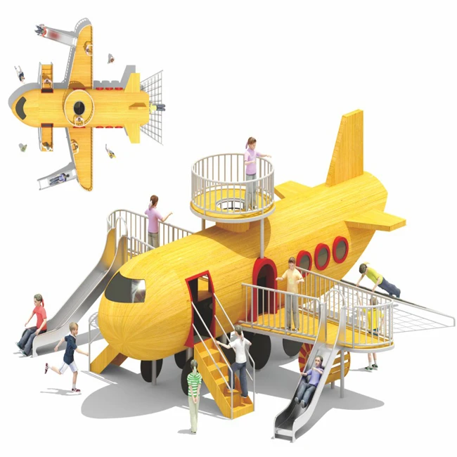 Professional Customized Aircraft Styling Kids Outdoor Playground Play ...