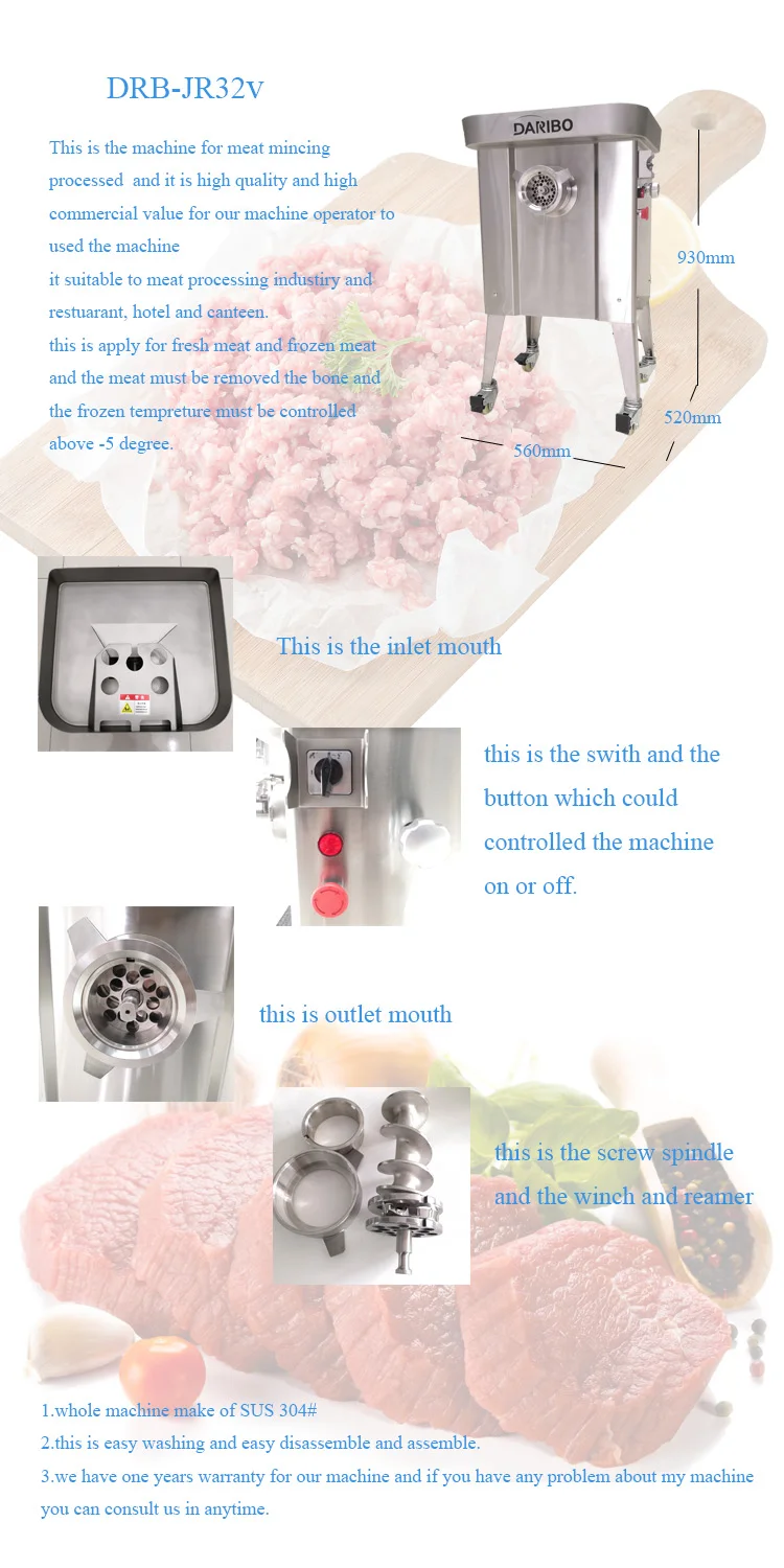 Fresh Beef Brisket Grinder Meat Chopper Fish Mincer For Sale - Buy Hot ...