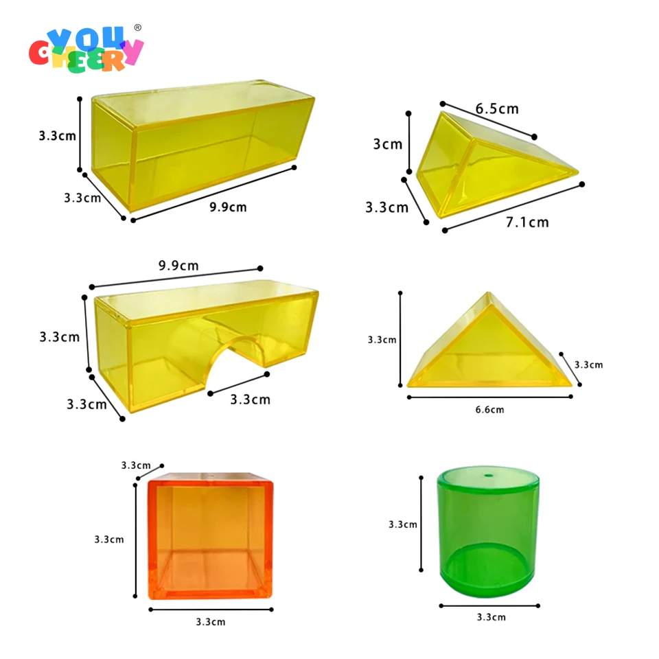 Translucent Light And Color Squares Early Childhood Educational Toy ...