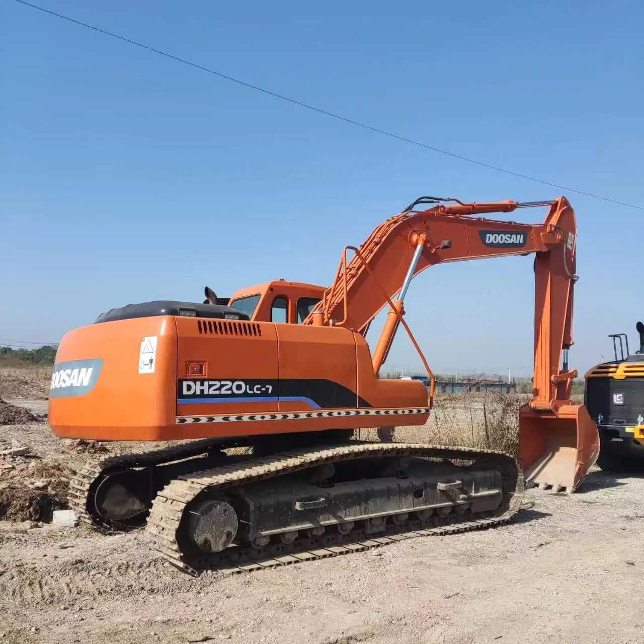 22ton Doosan Excavator Dh220lc-7 Original Korea Used Digger Excavator ...