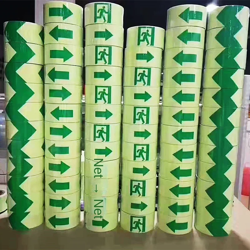 Self-Luminous Night Bright Fluorescent Stickers Factory Supplied PVC ...
