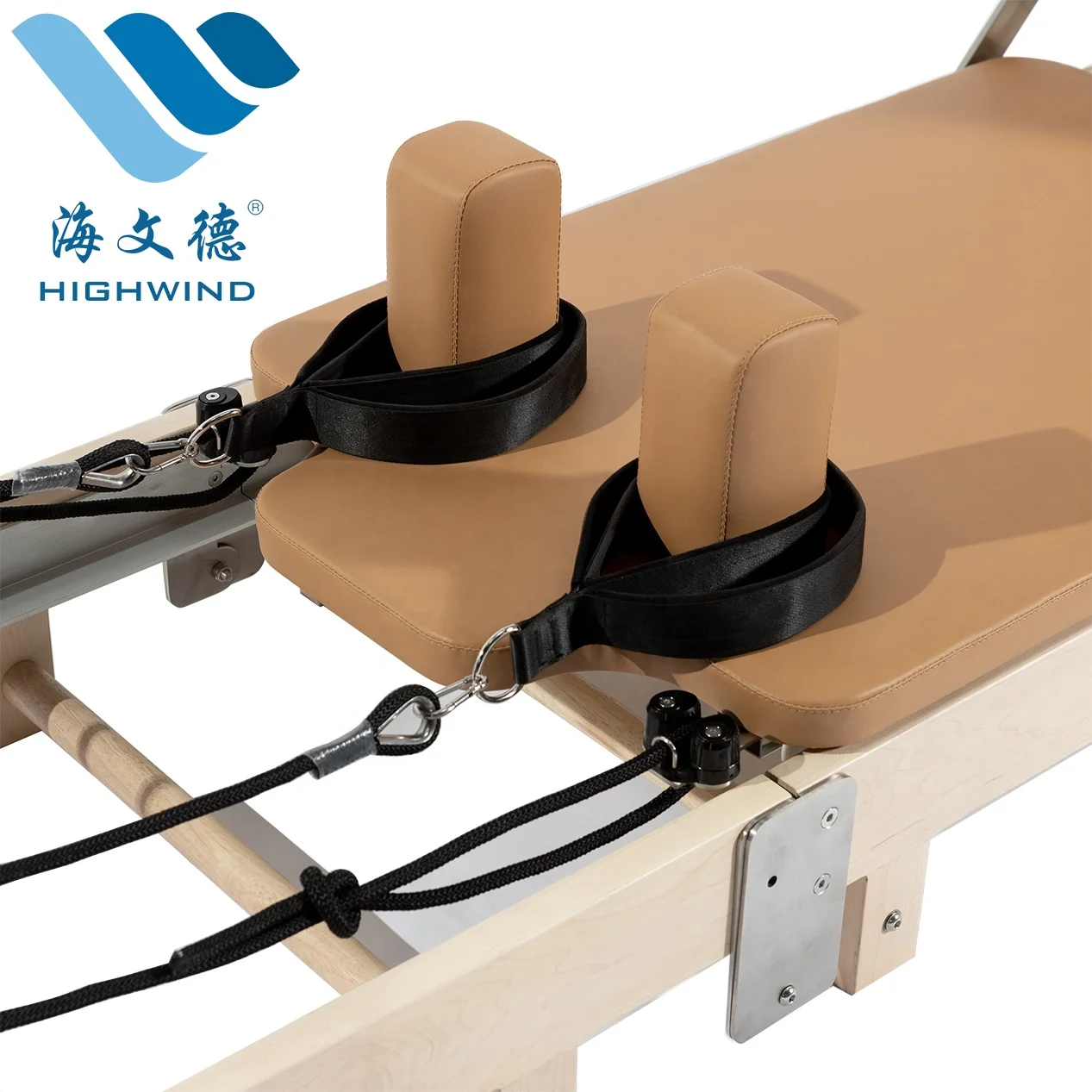 Maple Folding Reformer Convenient Storage Pilates Home Yoga Training ...