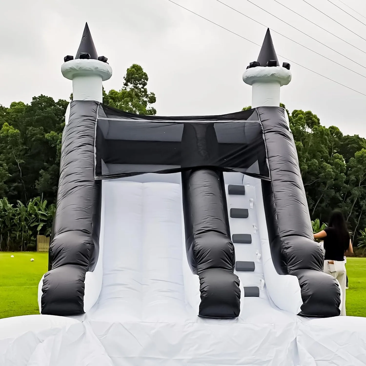 Yard Modern Luxury Indoor Trampoline Amusement Park Equipment Bouncy ...