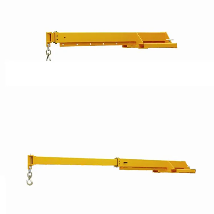 3 Tons Forklift Boom Extension Boom Lift Telescopic Fork Crane Boom ...