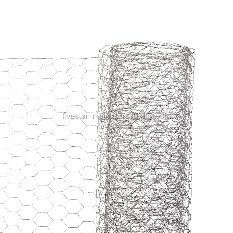 Chicken Hex Wire Galvanised Hexagon Wire Netting Fence 300mm X 40 X 1.4 ...