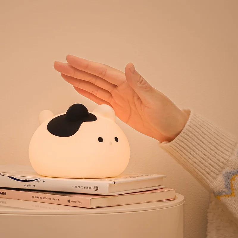 Creative Silicone Cute LED Kids Baby Sleeping Night Light