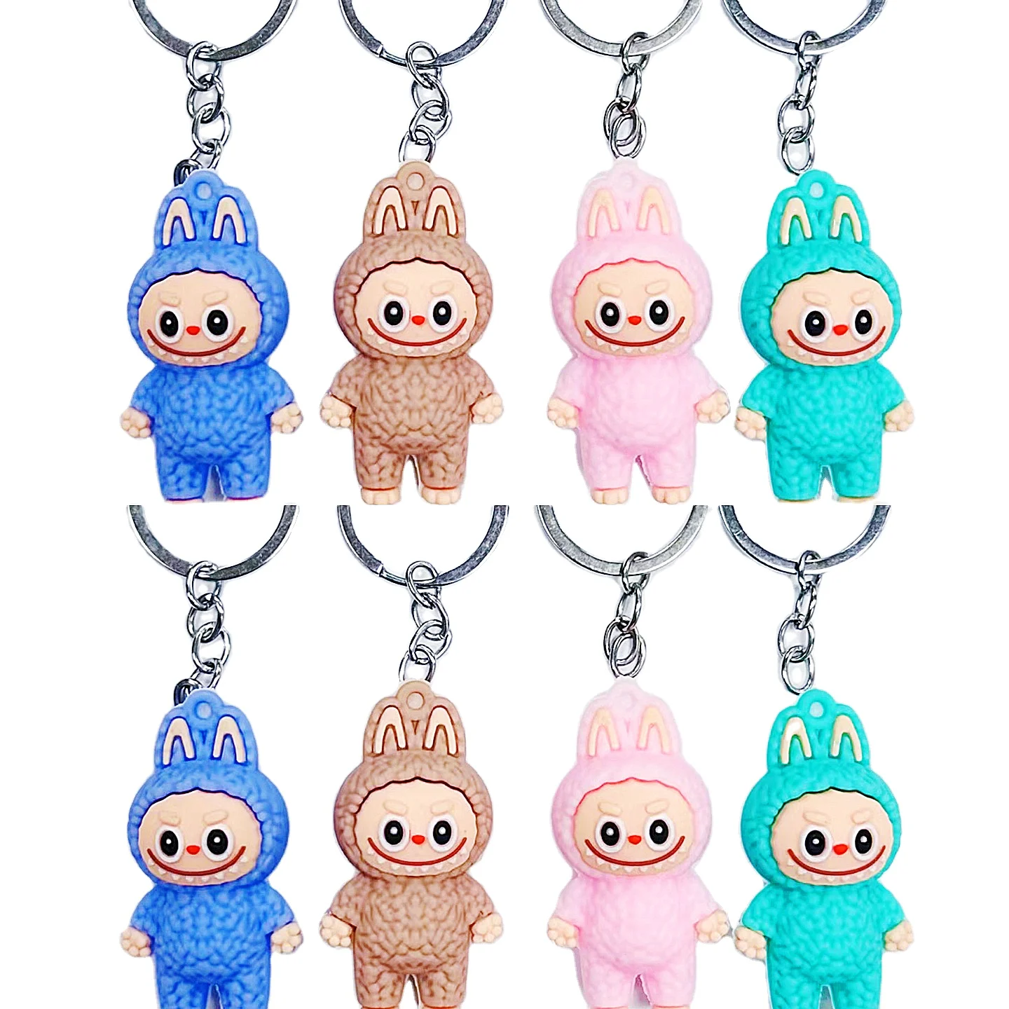 Labubu Cloth Small Sheep Key Chain Cute Cartoon Doll Car Key Chain ...