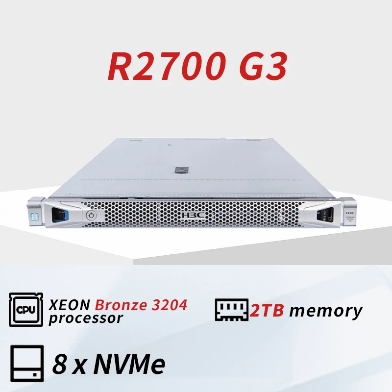H3C R4950 G5 2U Server Chassis - Maximize Memory & Processors