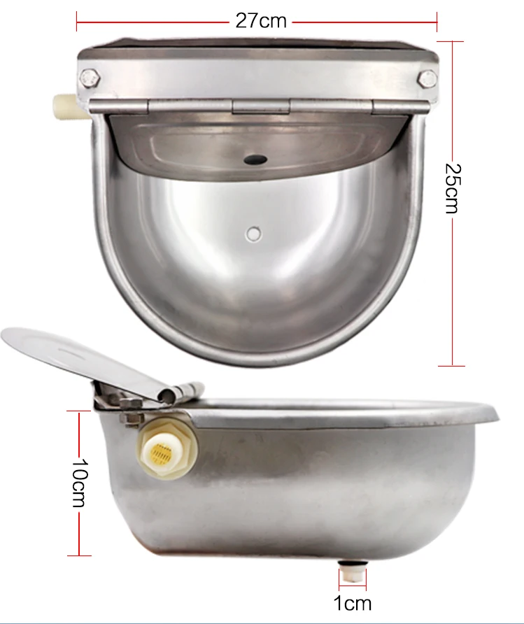 Auto Cow Drinker Livestock Drinking System Automatic Stainless Steel ...
