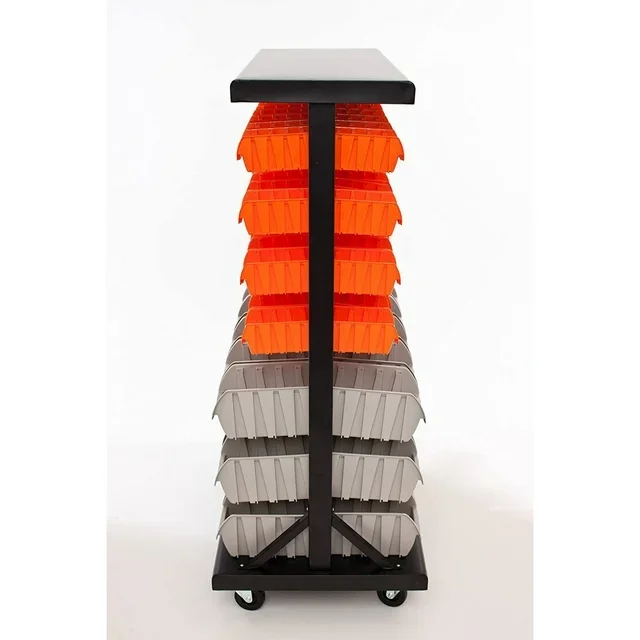 Automatic Mobile Bin Storage System with 94 Bins Double-Sided Rolling ...