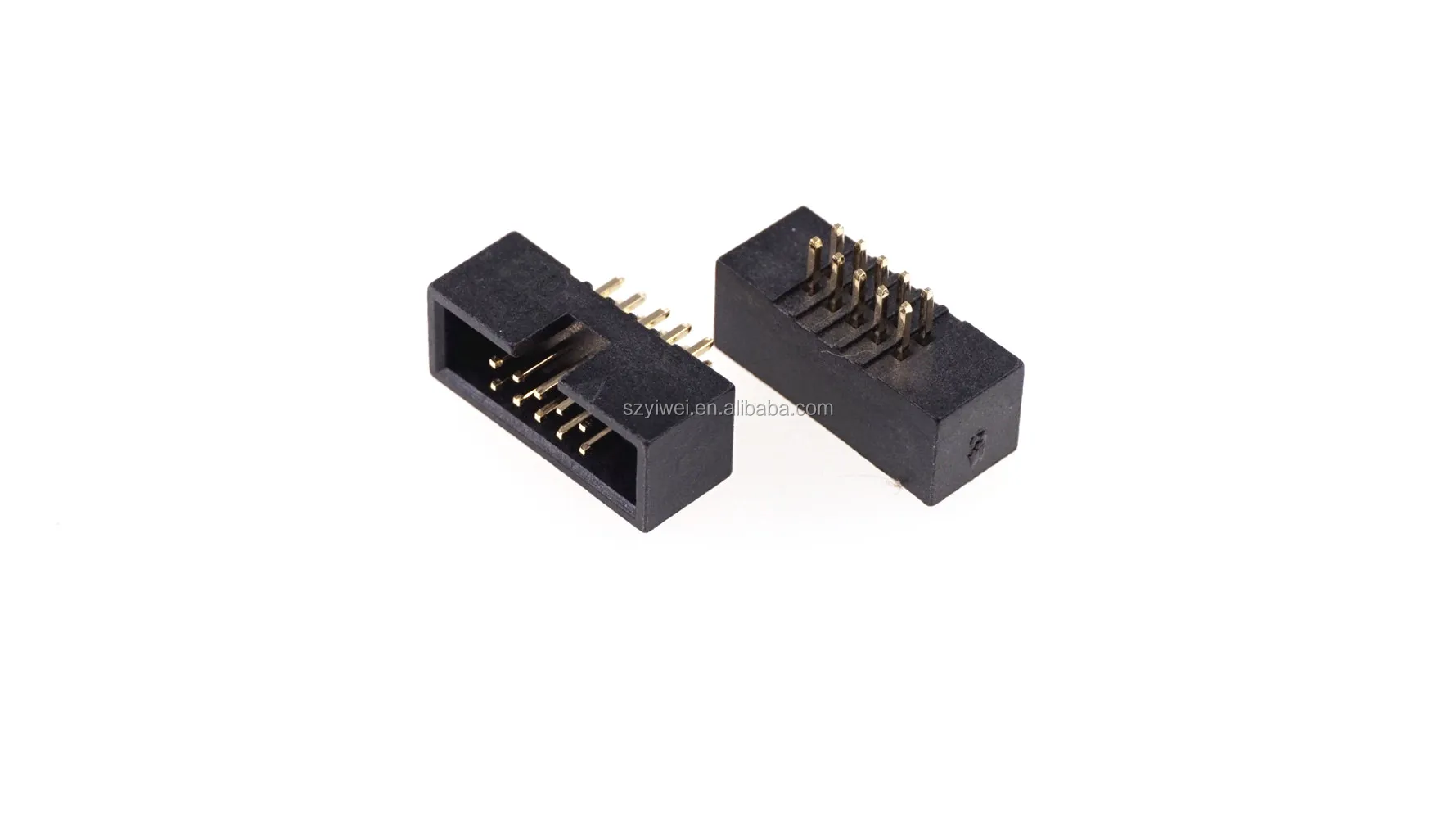 IDC Box Header 1.27 Mm 10 Pin - Dual Row Straight through Holes
