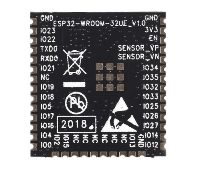 Original Genuine Esp32 Wroom 32ue Dual Core Wifiandbluetooth Mcu Module Iot Wireless Module Esp32
