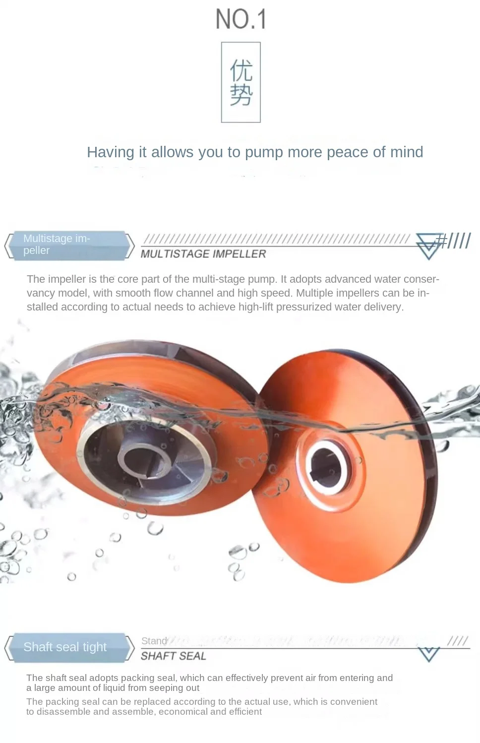 High Pressure DC Motor Mining Drainage Multistage Centrifugal Pump ...