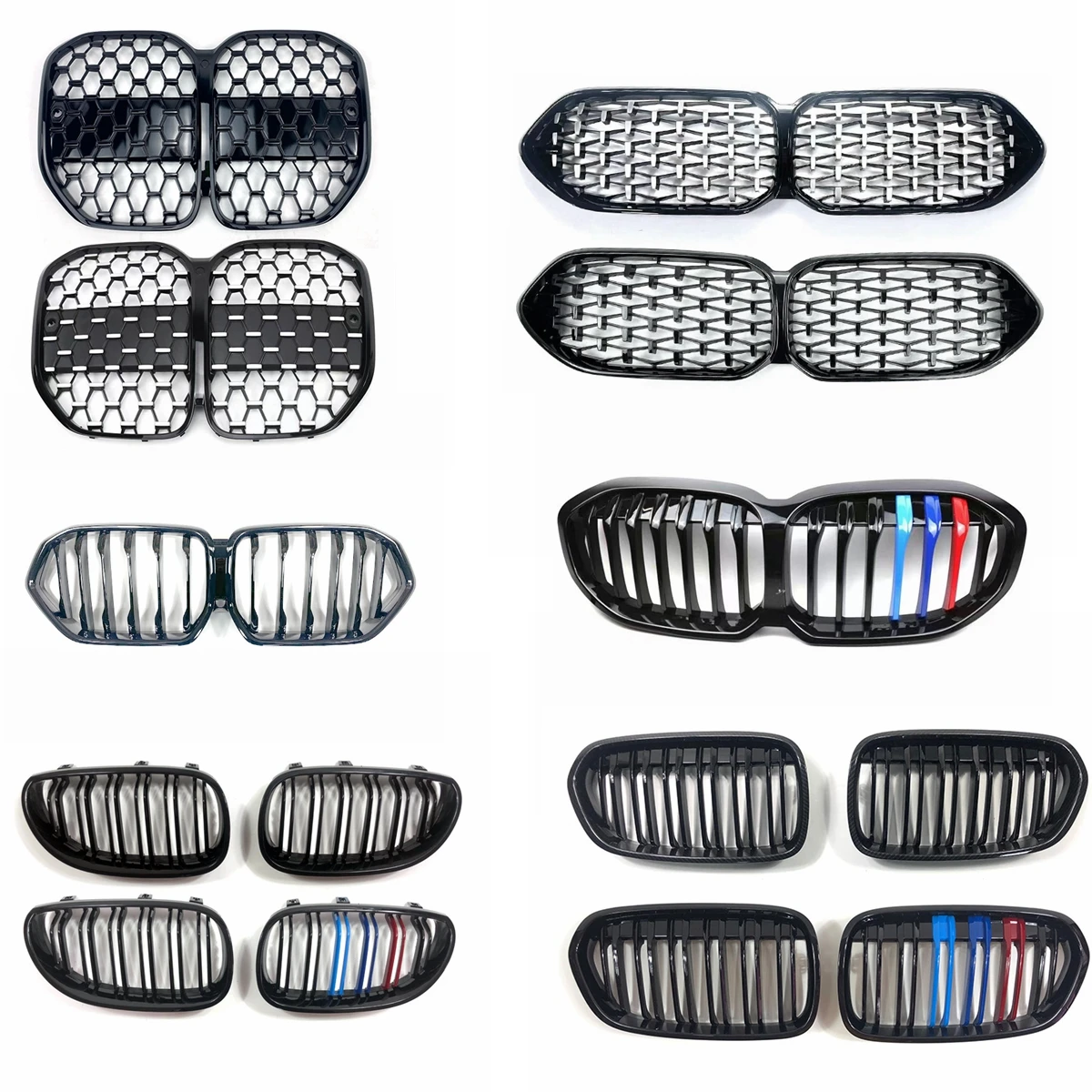 Front Bumper Kidney Grille Grill For Bmw G22 G23 G30 G38 F30 F32 F33 ...
