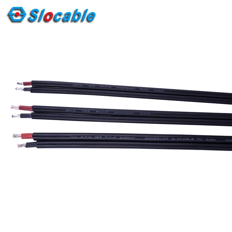 Slocable Dual Wall Xlpe 1500v Twin Core 2.5mm Solar Power Cable 14awg ...