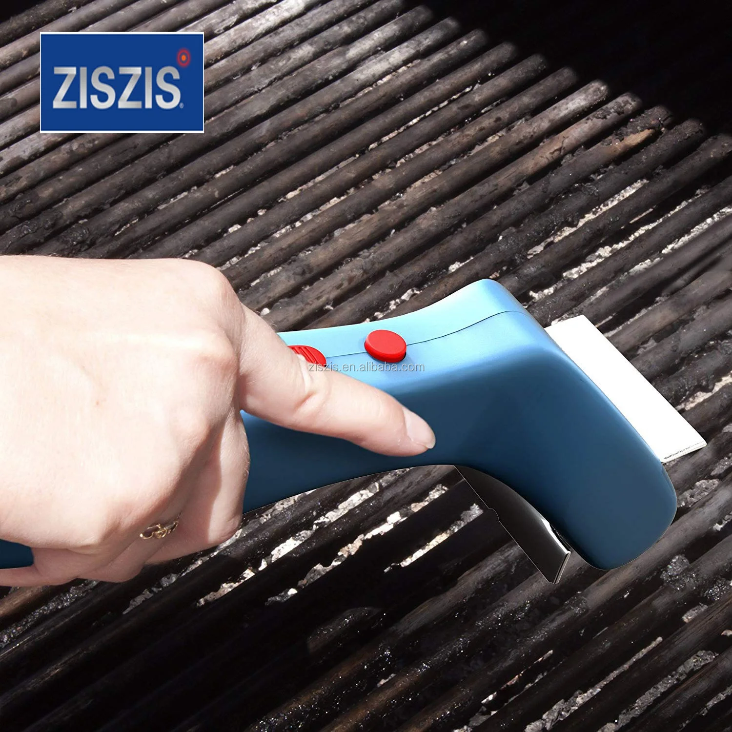 ZISZIS BBQ Grill Brush - Durable Stainless Steel Cleaner