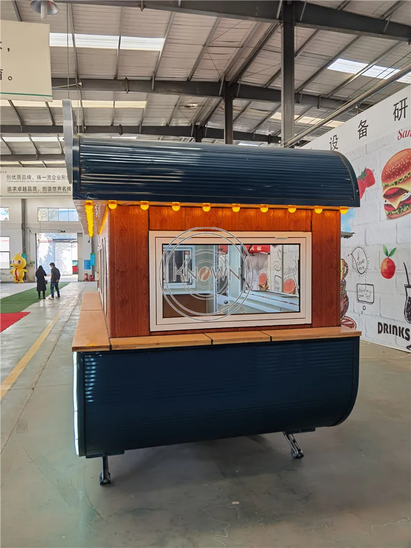 Mobile Street Snack Food Tow Trailer Cart Hamburger Coffee Ice Cream ...