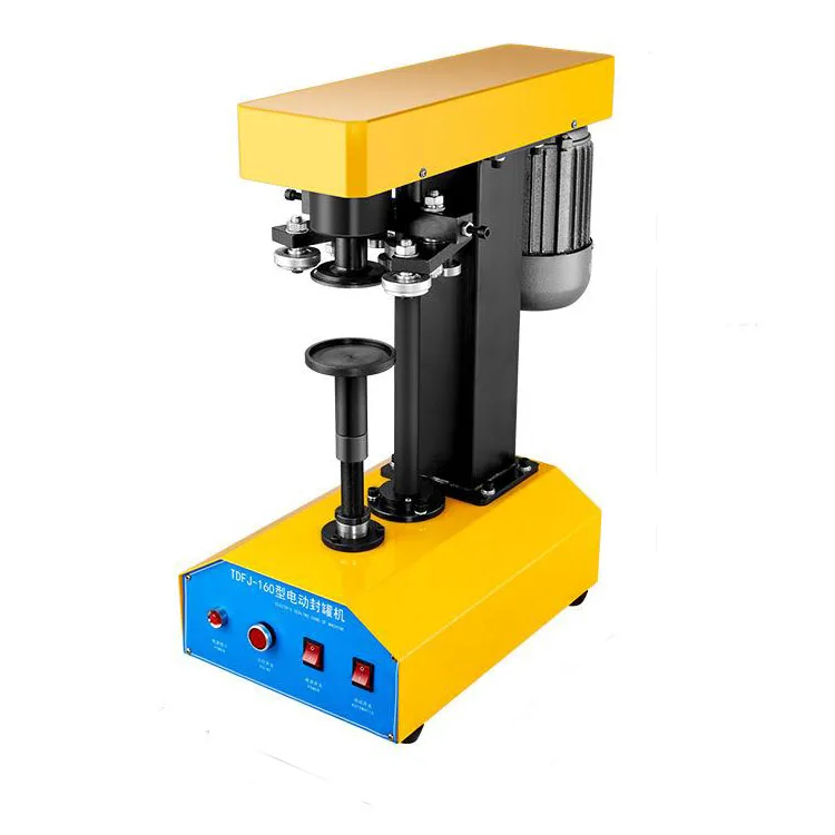 Small Can-lid Closing Machine Aluminum Electric Tin Can Sealer Machine ...
