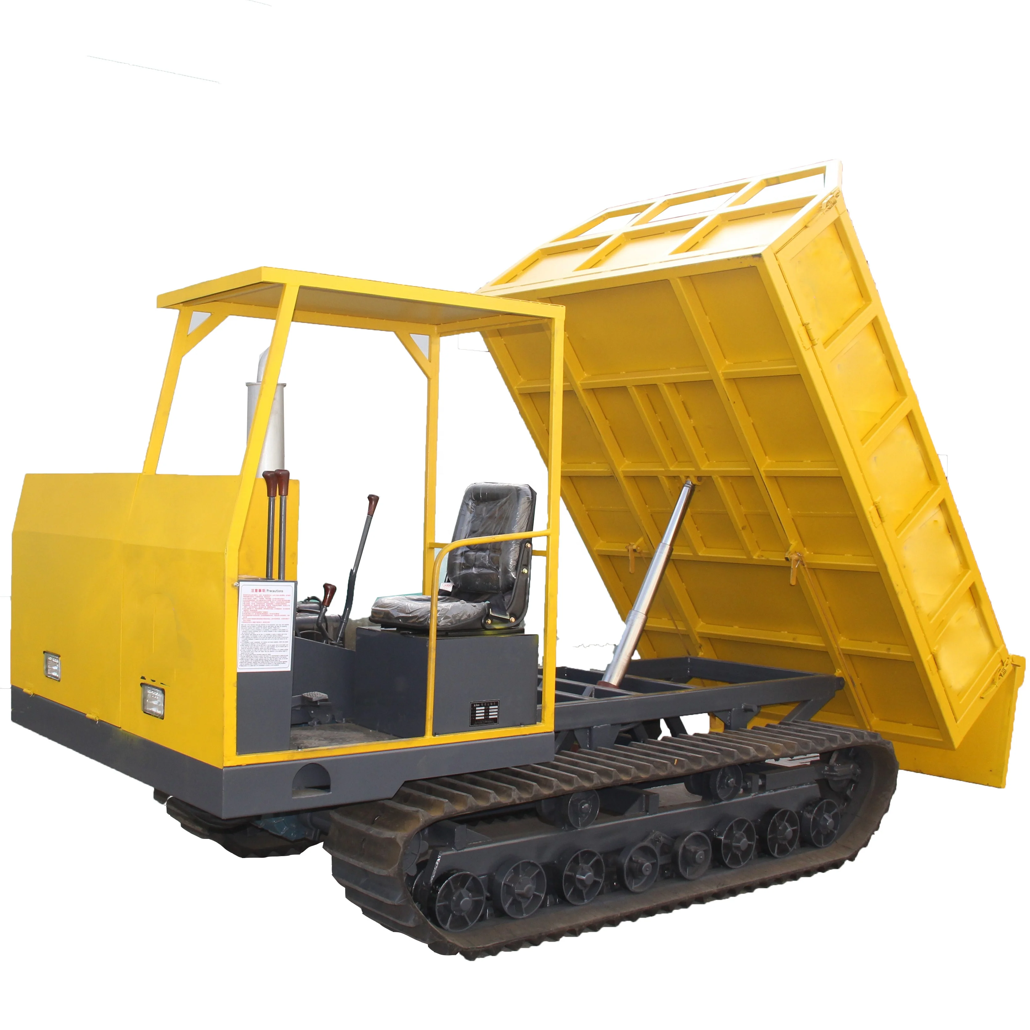 Mini Crawler Dumper Truck - Self Loading All-Terrain 1.5 Ton Loader for ...