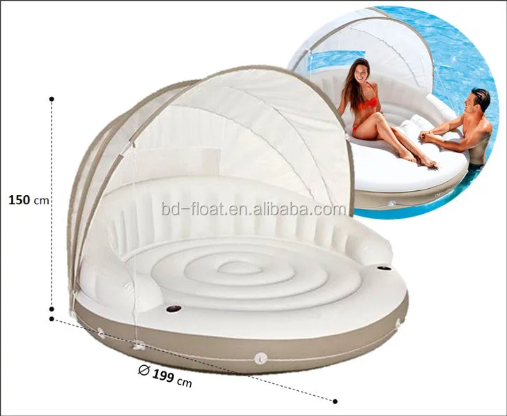 Floating Island Lounge Chair Floating Sunbed - Buy Floating Sunbed ...