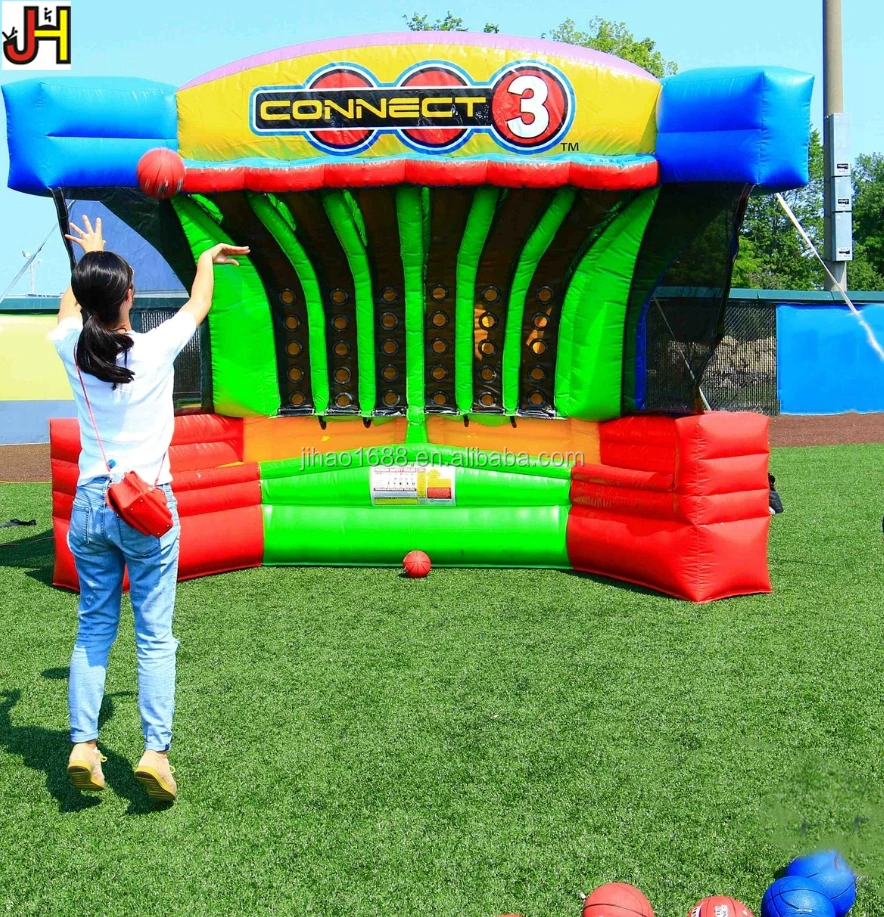 Connect 4 Inflatable Basketball - Carnival Fun for Parties
