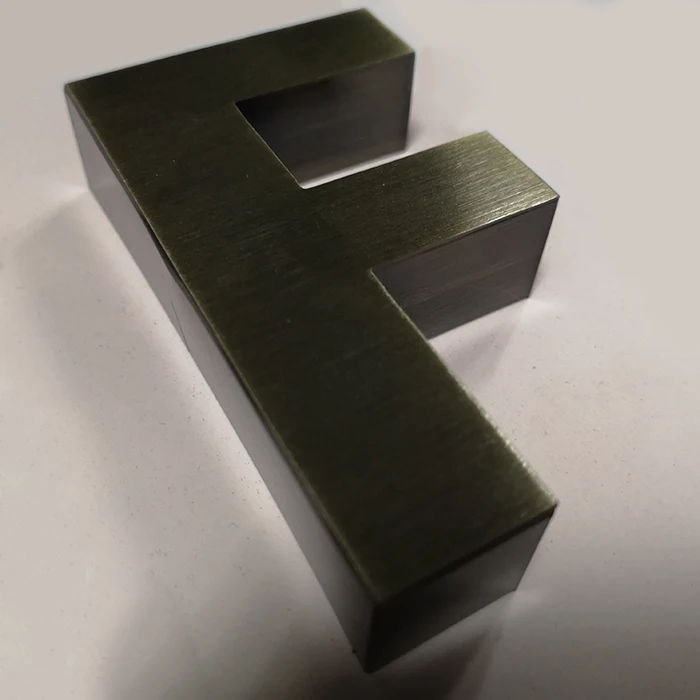 Cartel de letras de Metal de bronce fundido 3D, señalización de ...