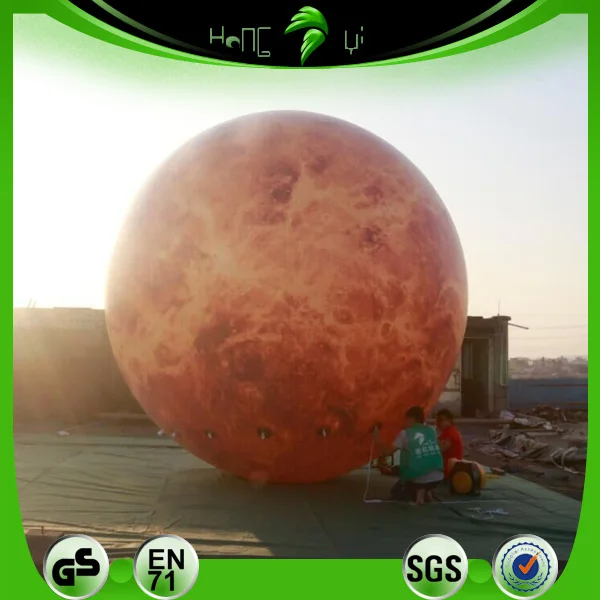 Giant Cold Air Inflatable Venus Balls Nine Planets Balloon For Universe ...