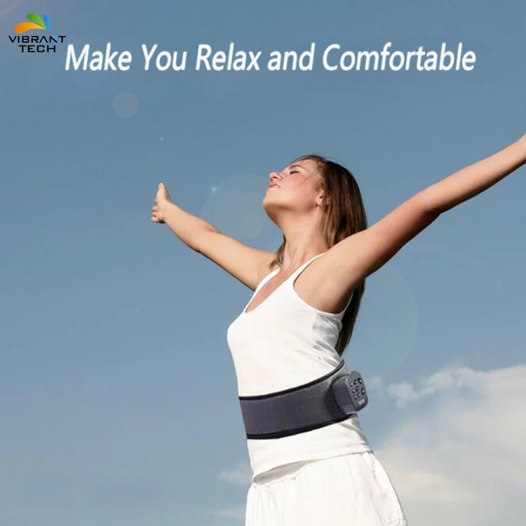 Abdominal Stomach Therapeutic Warming Electric Slimming Massage Belt ...