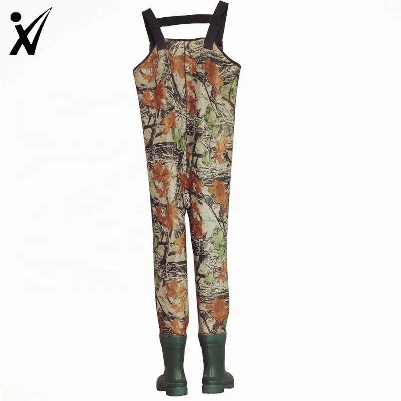 Hot Sales Waterproof Adjustable Camo Neoprene Chest Wader Full Body ...