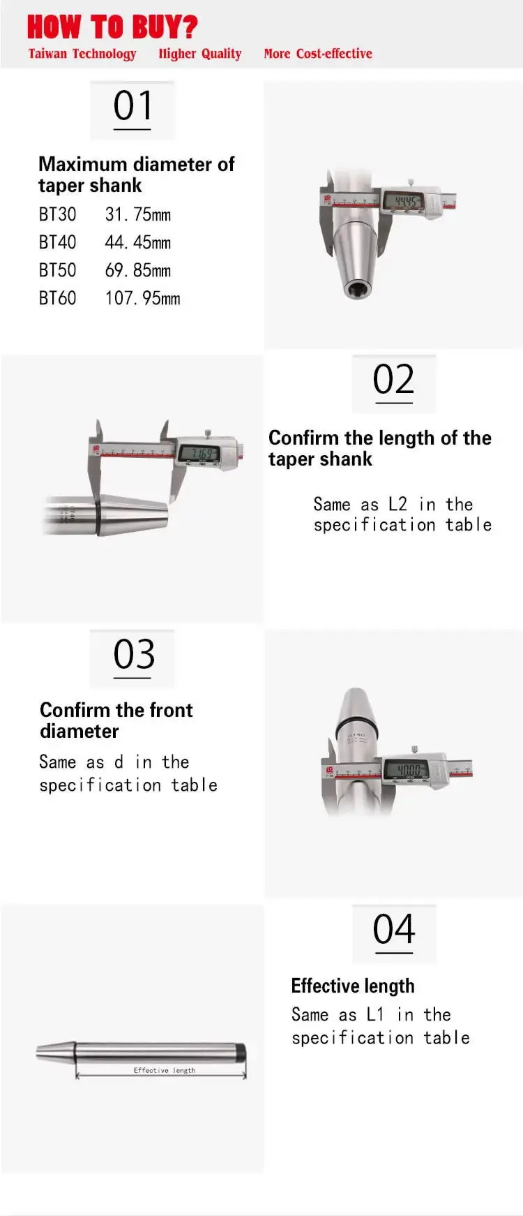 High Accuracy Test Bars Bt30 Bt40 Bt50 Spindle Test Bar From Ht-tools ...