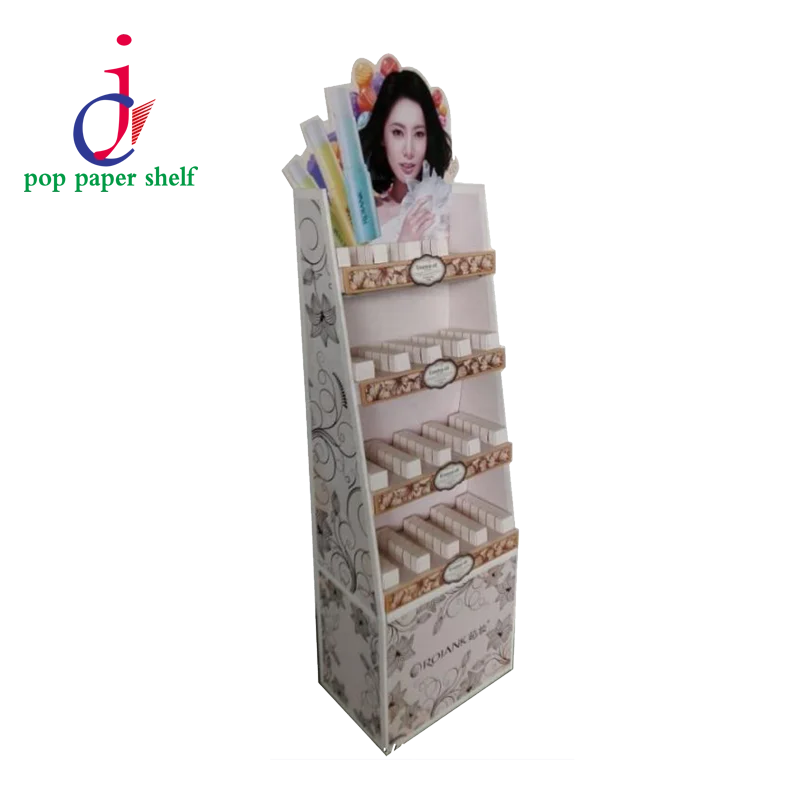 China Factory Retail Wrap Paper Display Rack,Corrugated Paper Shelf ...