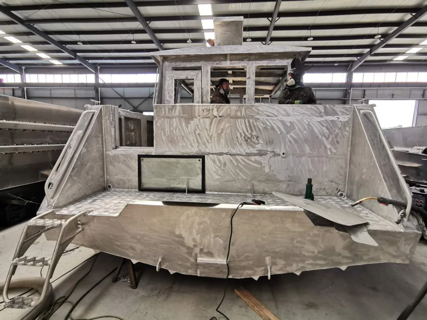 9m Landing Craft with Cabin - Hull Boat for Cargo/passengers / Barge ...