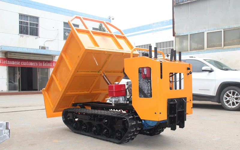 1 Ton China Mini Crawler Dumper Truck for Agricultural Transportation ...