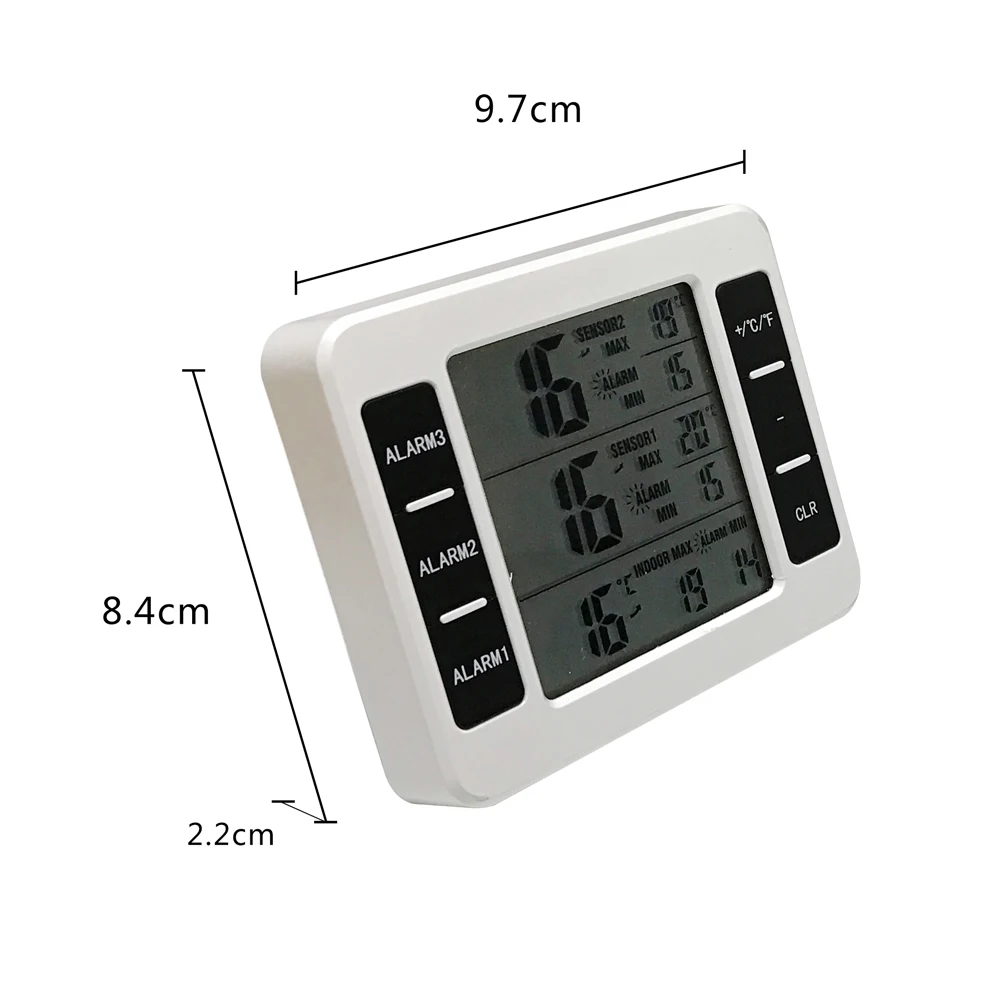 Wireless Temperature Humidity Sensor 433mhz With Indicator For House ...