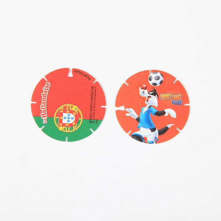 Custom Printing Food Promotion Plastic Tazo Card 3d Pp Tazo - Buy 3d Pp ...