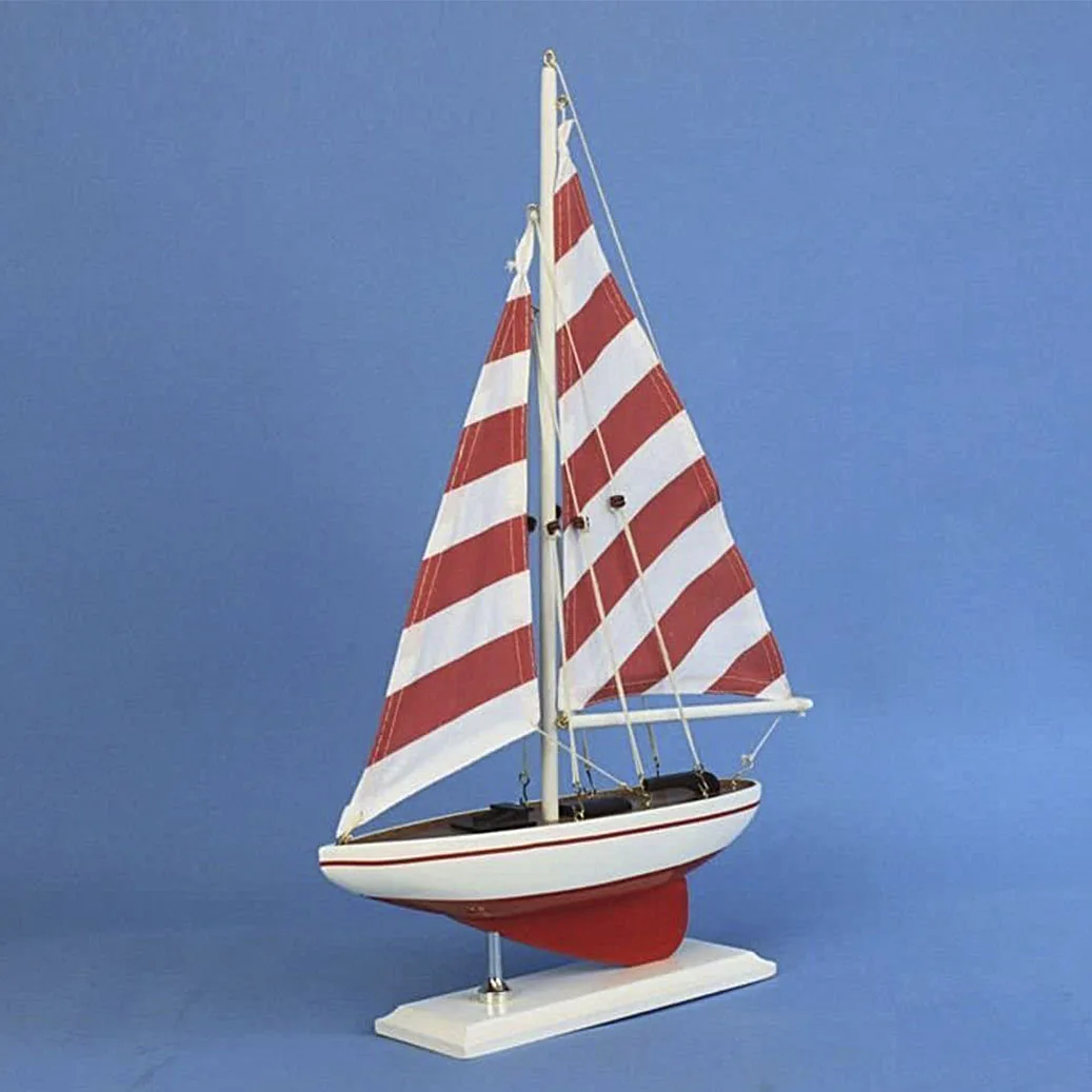 Wooden Boat Decoration Wedding Decorative Sailing Boat Model Beach ...