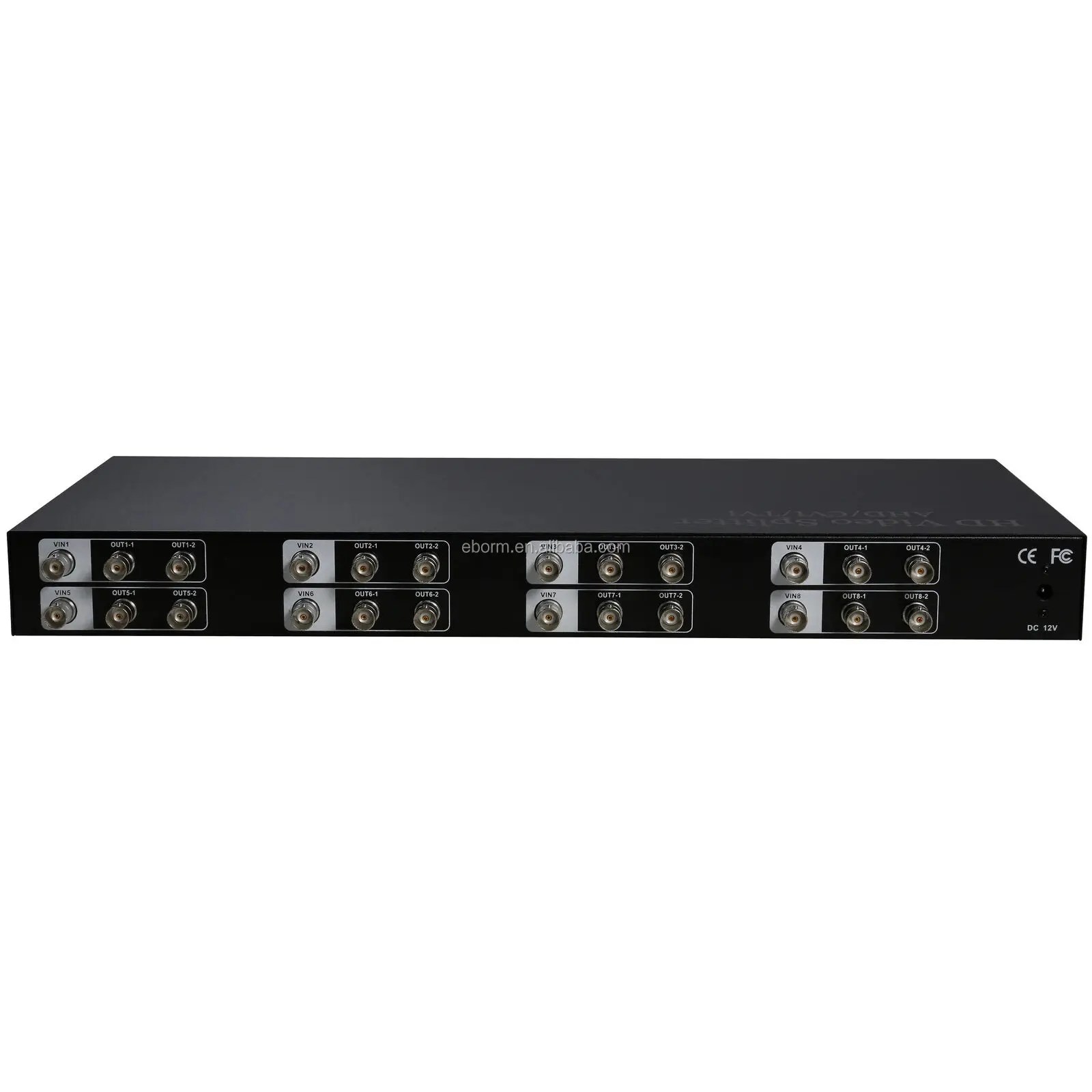 8 Input 16 Output CCTV BNC Video Splitter Box - HD Distributor