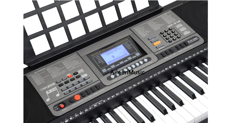 61 Keys Lighting Electronic Keyboard (EK61224) - 128tones