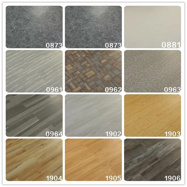 High Gloss Piso Vinilico Modular Flooring Vinyl Tiles Industrial Spc ...